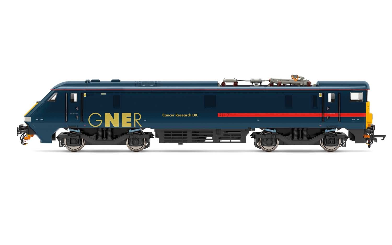 Hornby - R3893 - GNER, Class 91, Bo-Bo, 91117 'Cancer Research UK ...